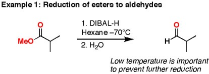 DIBAL – a bulky reducing agent for esters — Master Organic Chemistry