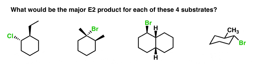 The E2 Reaction and Cyclohexane Rings — Master Organic Chemistry